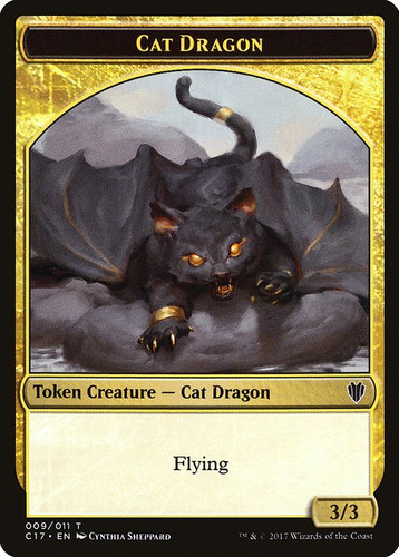 Cat Dragon Token | Gold Token | Aravasta
