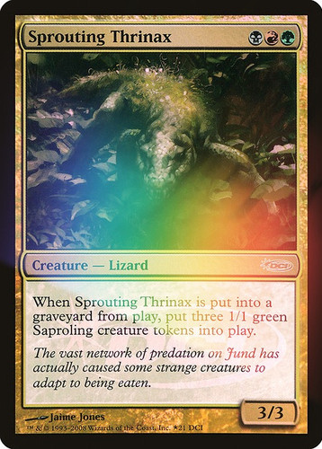 Sprouting Thrinax (WPN/Gateway) FOIL | Aravasta