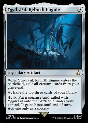 Yggdrasil, Rebirth Engine | Aravasta