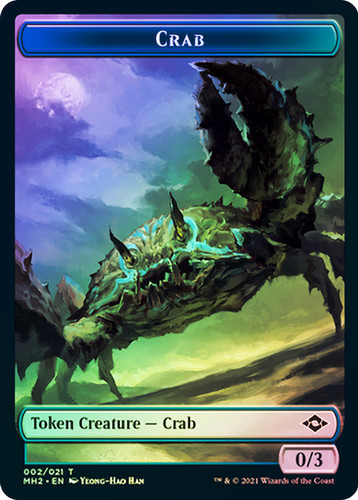 Crab Token // Treasure Token (#20) Foil | Aravasta