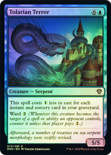 Tolarian Terror Foil | Aravasta