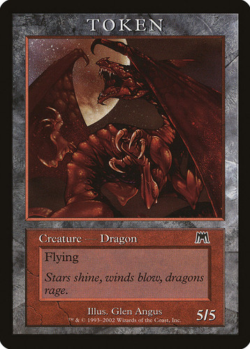 Dragon Token (Onslaught) Magic Player Rewards | Aravasta