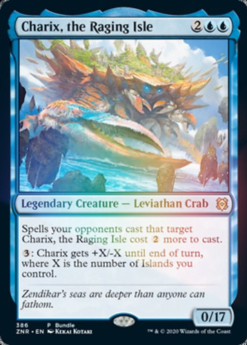 Charix, the Raging Isle (ZNR Bundle) FOIL | Aravasta