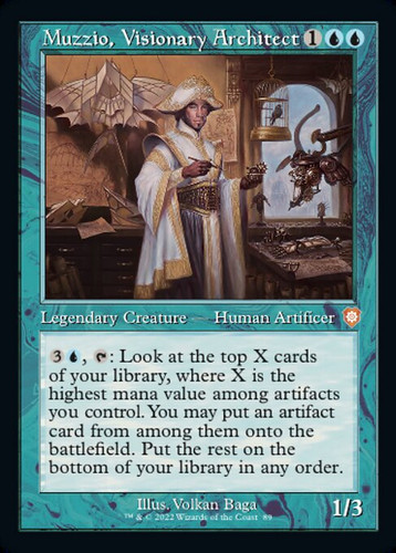 Muzzio, Visionary Architect (Retro Frame) | Aravasta