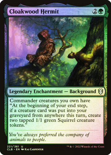 Cloakwood Hermit Foil | Aravasta
