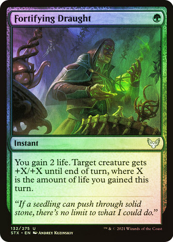 Fortifying Draught Foil | Aravasta