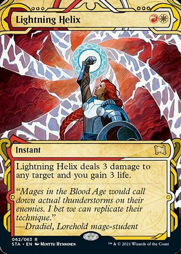 Lightning Helix (Alternate Art) | Aravasta