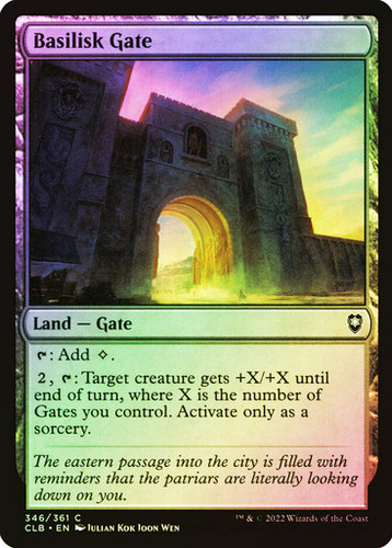 Basilisk Gate Foil | Aravasta