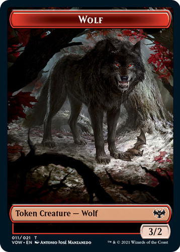 Wolf Token (3/2) | Aravasta