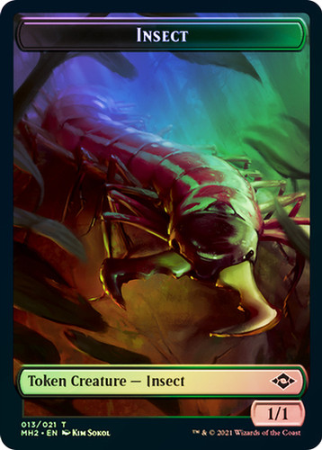 Insect Token // Treasure Token (#21) Foil | Aravasta