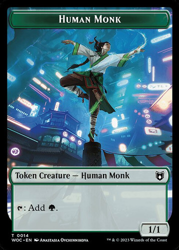 Human Monk Token // Saproling Token | Aravasta