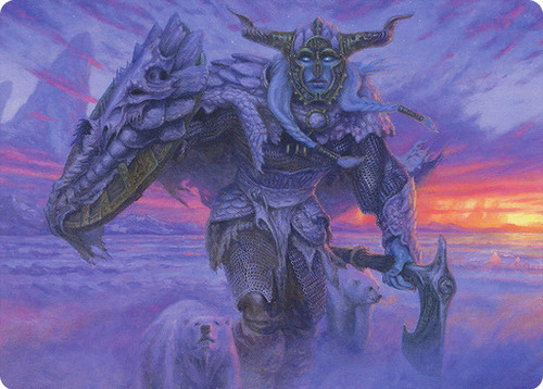 Frost Giant Art Card // Frost Giant Stat Card | Aravasta