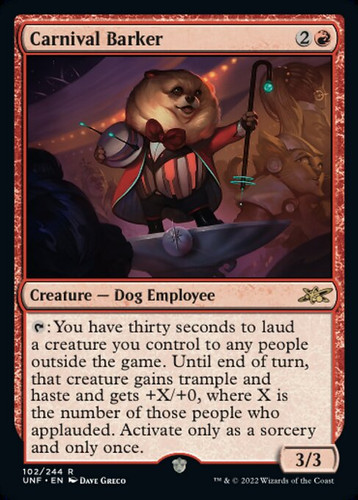 Carnival Barker | Aravasta