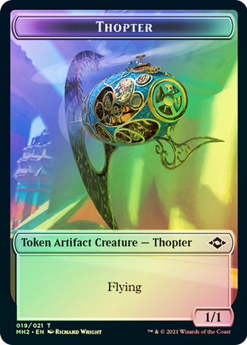 Thopter Token // Treasure Token (#21) Foil | Aravasta