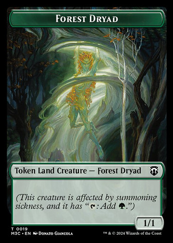 Forest Dryad Token // Viven Reid Emblem | Aravasta