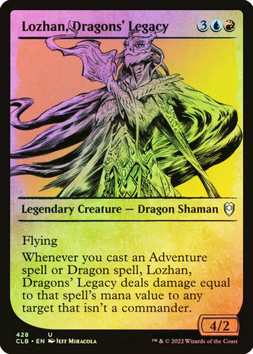 Lozhan, Dragons' Legacy (Showcase) Foil | Aravasta