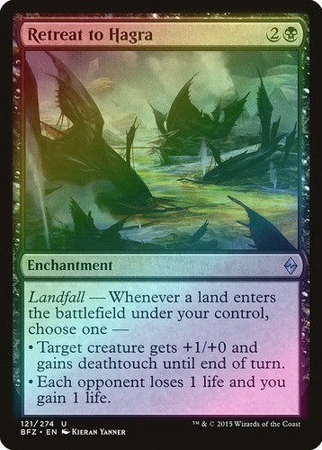 Retreat to Hagra FOIL | Aravasta