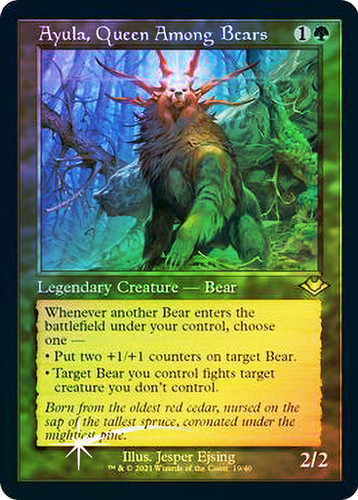 Ayula, Queen Among Bears (Retro Frame) | Aravasta