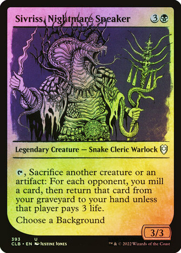 Sivriss, Nightmare Speaker (Showcase) Foil | Aravasta