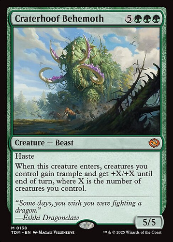 Craterhoof Behemoth | Aravasta
