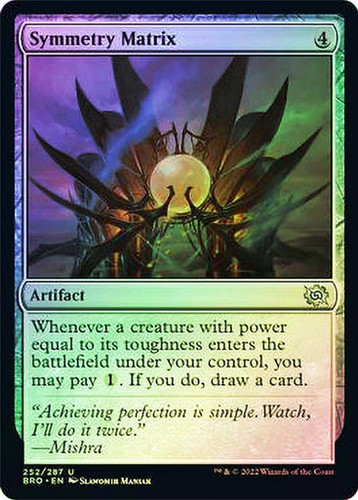 Symmetry Matrix Foil | Aravasta