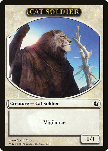 Cat Soldier Token | Aravasta