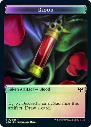 Blood Token // Vampire Token (1/1) Foil | Aravasta