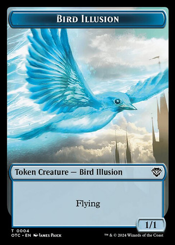 Bird Illusion Token // Elemental Token} (Red) | Aravasta
