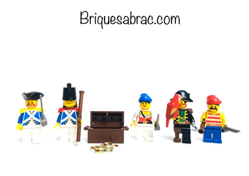 LEGO ® PIRATES 6251 Pirate Minifigures Sea Mates (Occasion) | briquesabrac