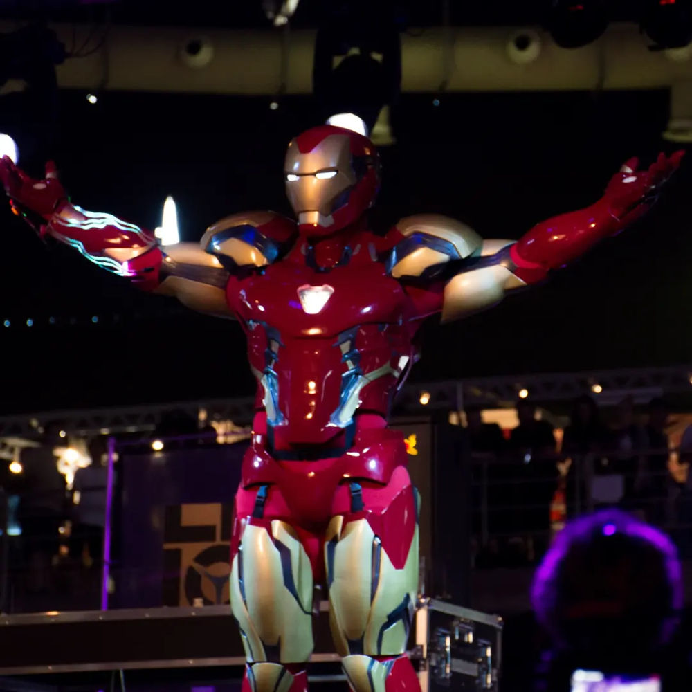 3d printed iron man mk85 cosplayer @mecha.line | Do3D