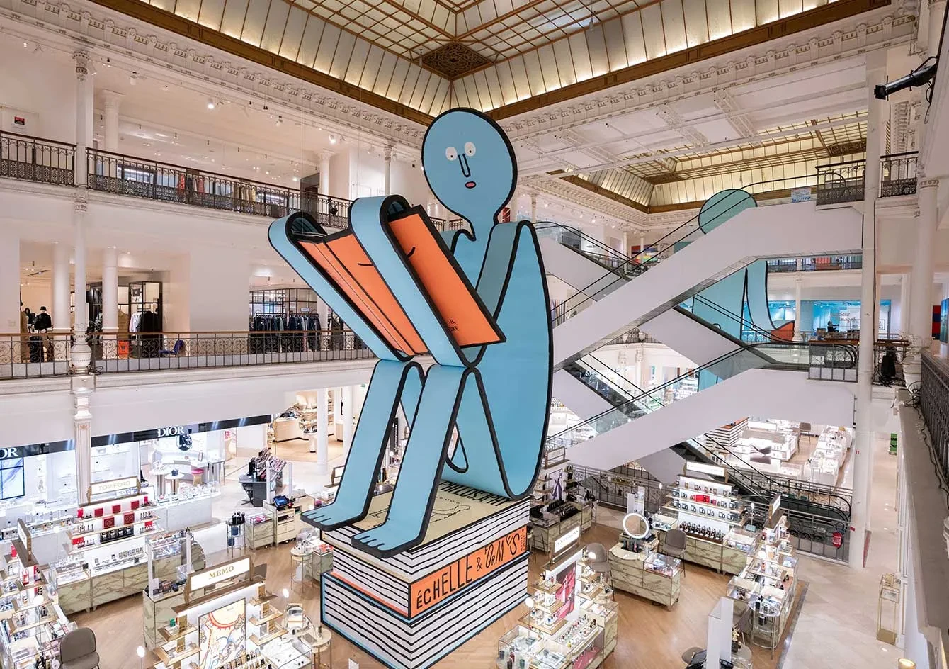 Jean Jullien, Le Bon Marché’yi Hackledi
