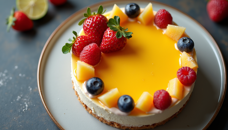 Torta Mousse ai Frutti Tropicali un Viaggio di Colori e Leggerezza nel ...