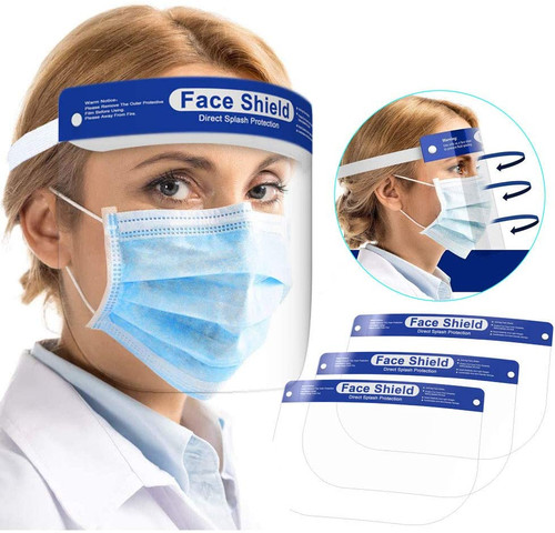 Face Shield, w Adjustable Elastic Strap | NiisitapiCB