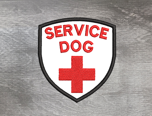 Service Dog Medical Cross Badge | My Site