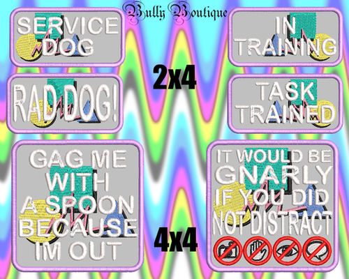 Radical Nostalgia Patch set | Bully Boutique