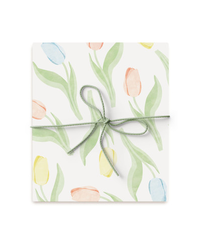 Garden Tulip Wrapping Paper | Heartthrob Studio