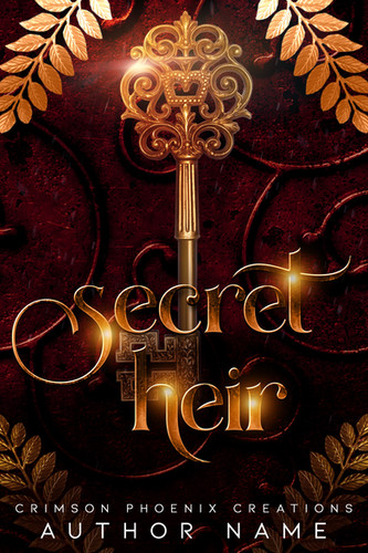 Secret Heir Premade Book Cover | crimson13