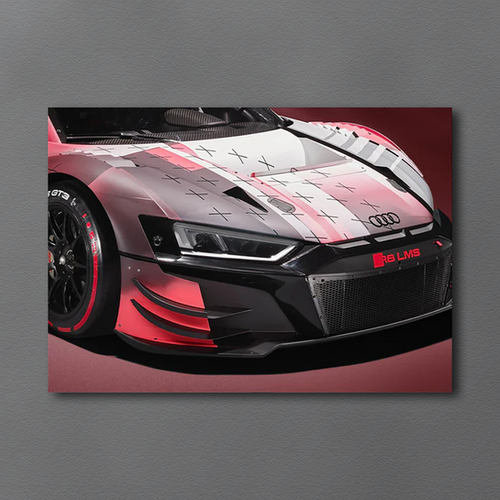 Audi R8 GT3 Neon Poster | Backlight