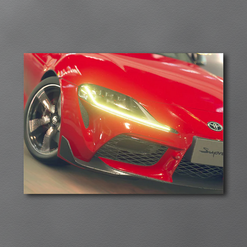 Toyota Supra MK5 Neon Poster | Backlight
