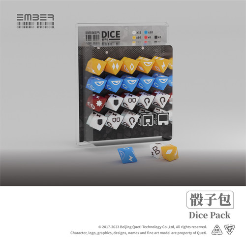 Dice Pack EMBER : Obsidian Protocol | Ignition Core Games