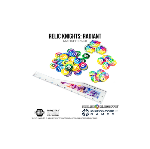 Relic Knights Acrylic Tokens Radiant Set | Ignition Core Games