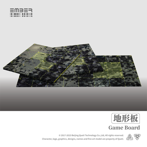 Game Board EMBER : Obsidian Protocol | Ignition Core Games