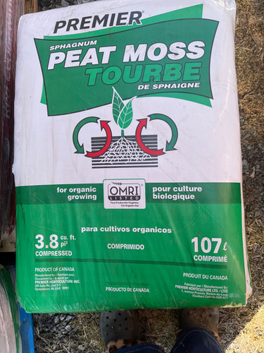 Peat Moss 3.8 cu.ft. compressed/ 107 L | SCGardenCenterStore