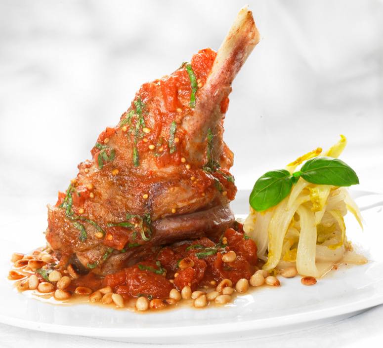 Lammeskank braisert i chili og tomat