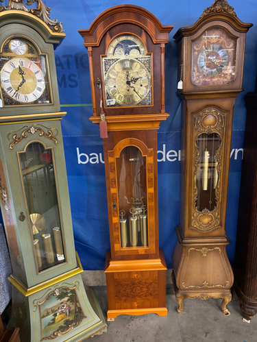1980’s Moon Dial Westminster Chiming Grandfather Clock | Eric's Clocks