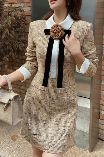 LIESLE TWEED DRESS | Single Fabstarz