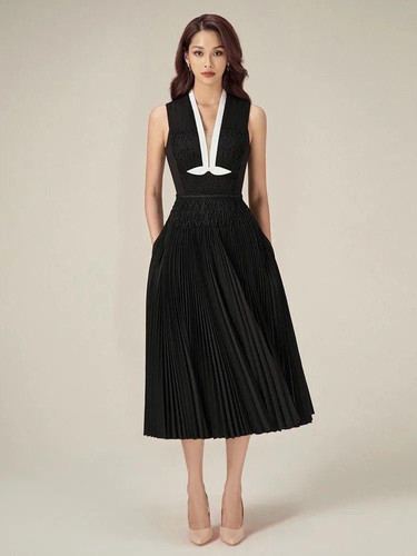 CAPPY BLACK DRESS | Single Fabstarz