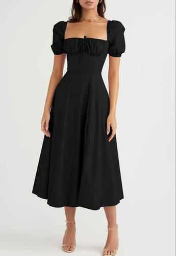 SENZENI BLACK DRESS | Single Fabstarz