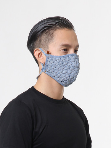 Handwoven Blue Jeans Mask | RENIM PROJECT