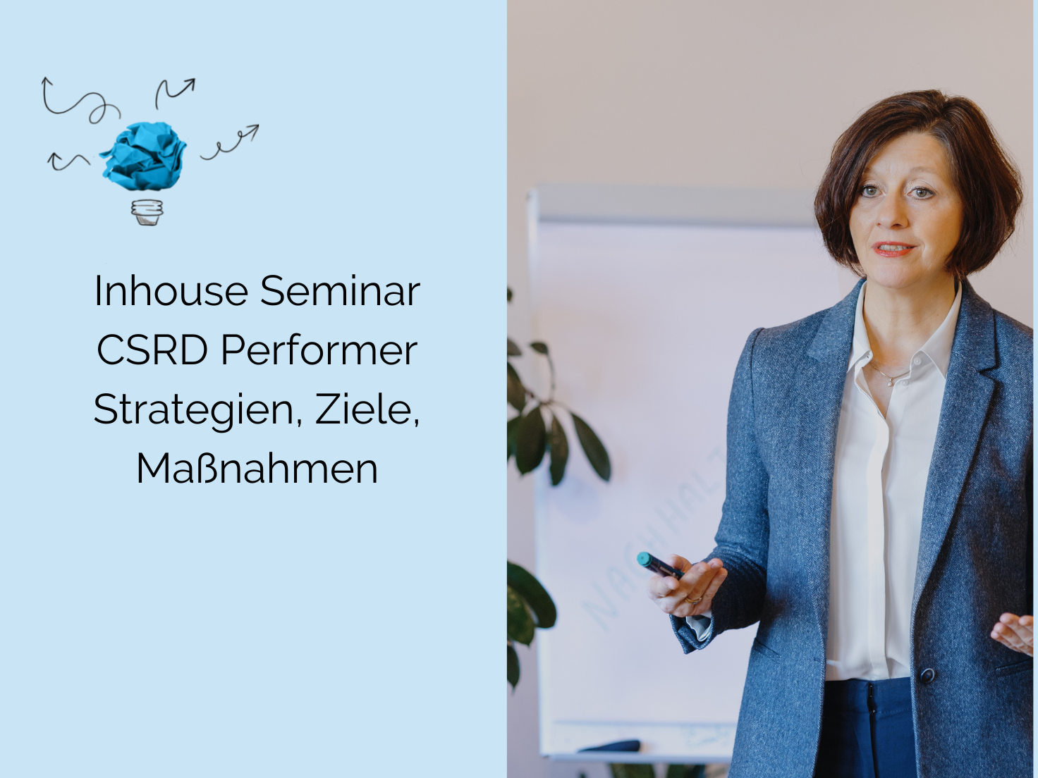 CSRD Performer - Strategien, Ziele und Maßnahmen | sustainable transfor
